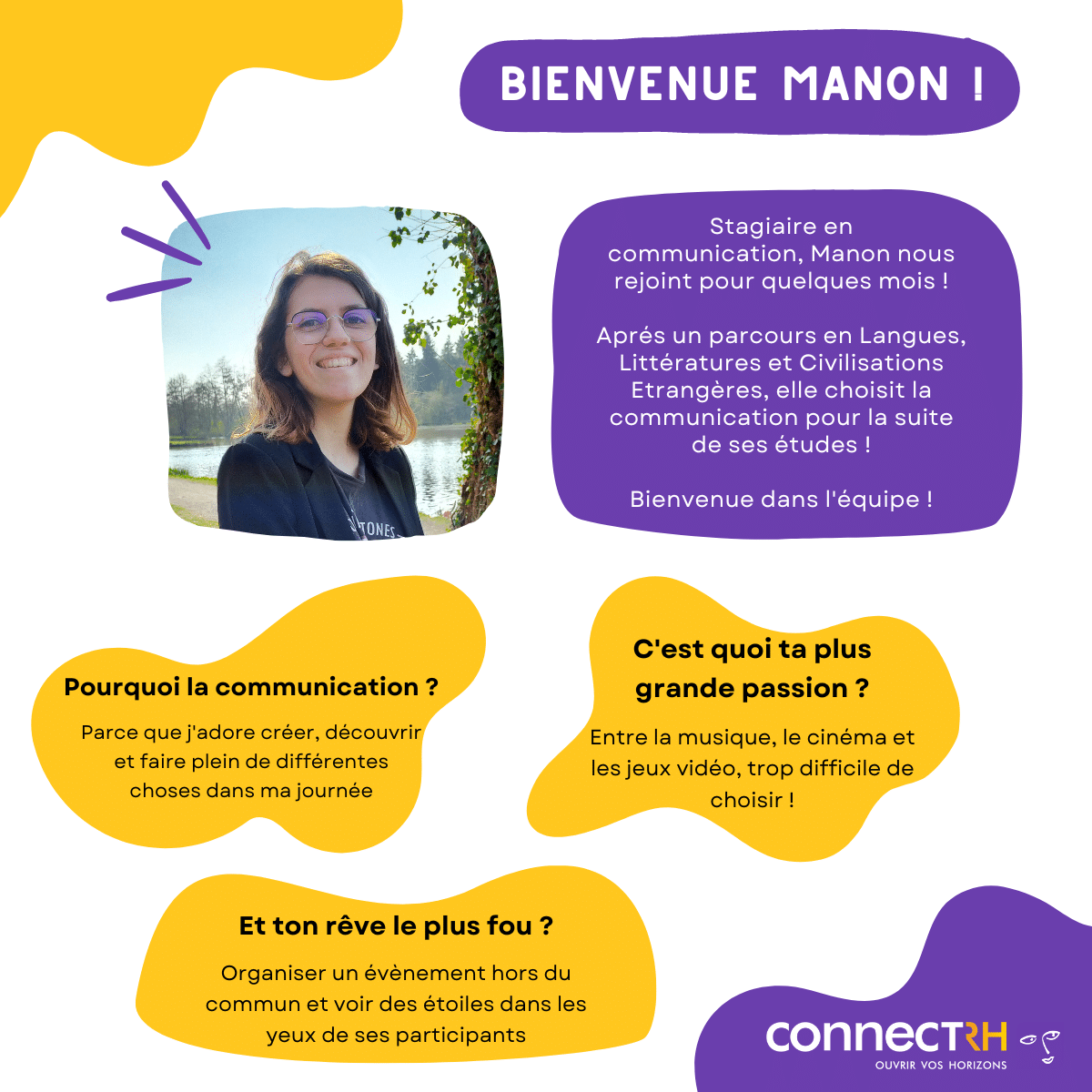 Manon Royer, notre nouvelle stagiaire en communication